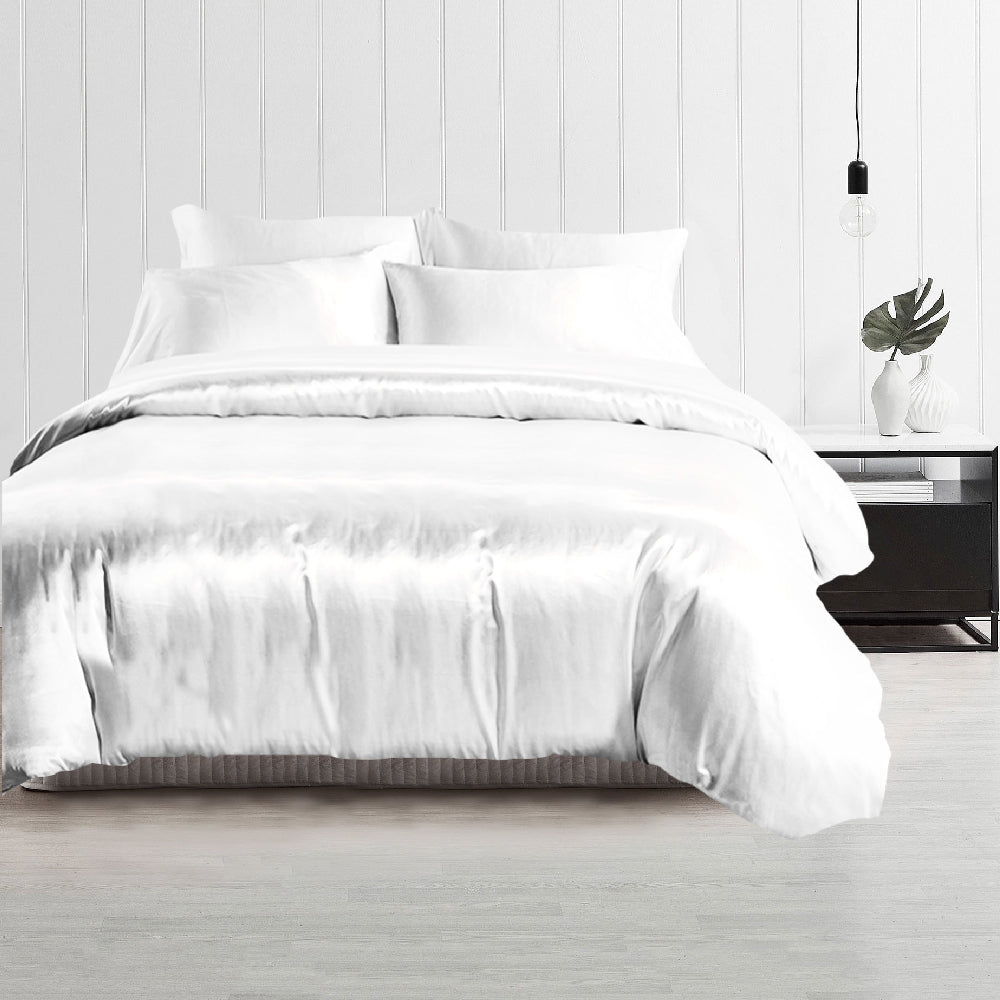 Luxor 1000TC Ultra Soft Silky Satin Quilt Cover Set – Luxor Linen